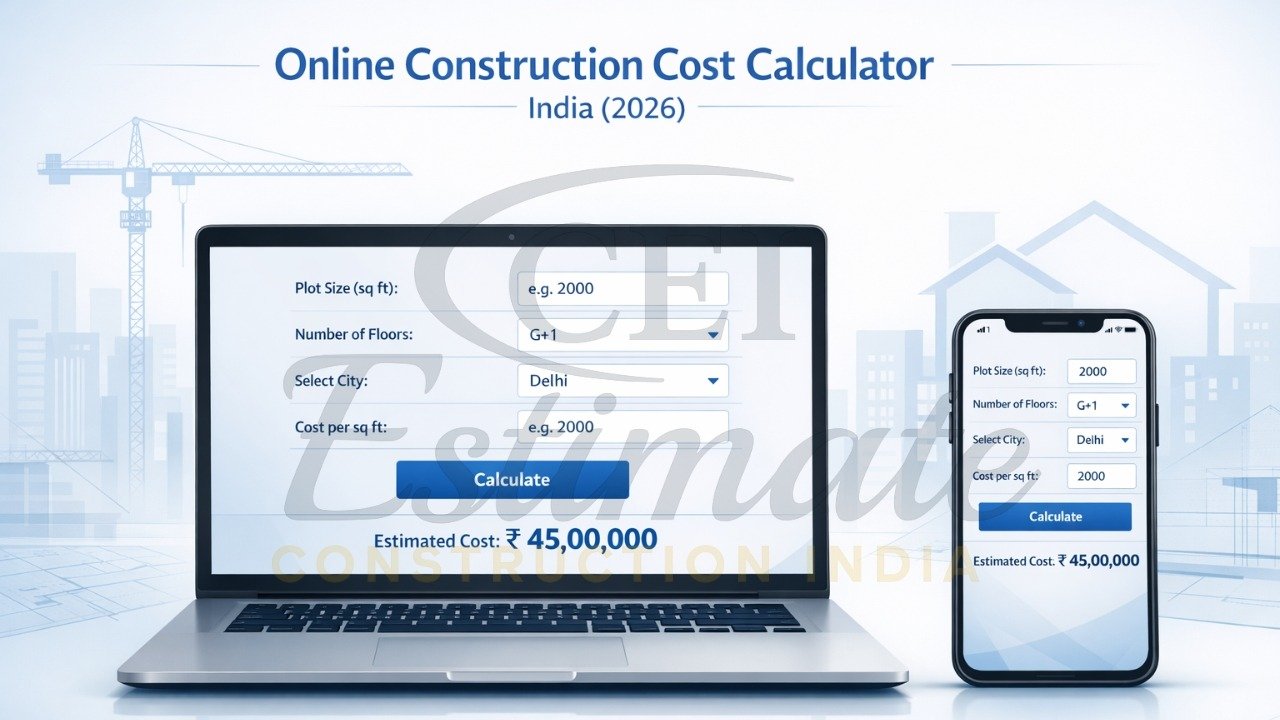 Construction Cost Calculator India Online Free 2026 – Best Tools ...