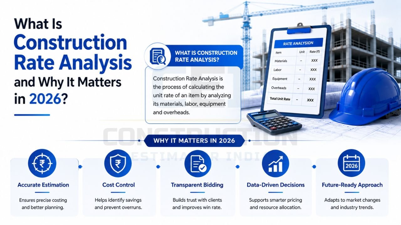 Updated construction rate analysis 2026 for India – Steel, Cement ...